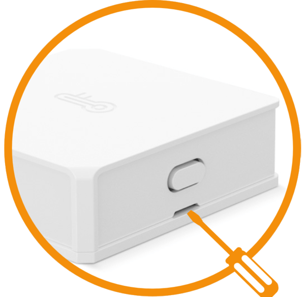 How do I replace the battery in my Homely Temperature Node?